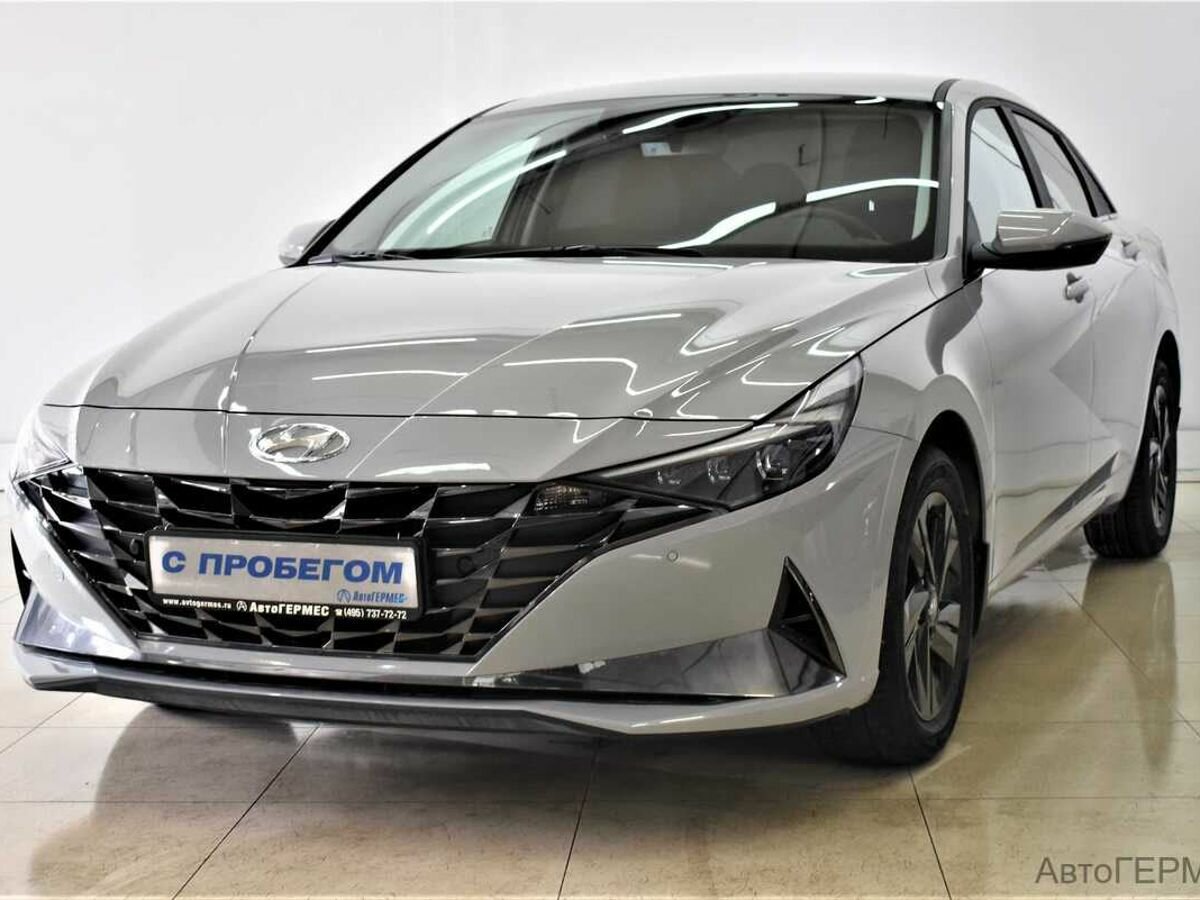 Купить б/у Hyundai Elantra VII (CN7) 1.6 AT (128 л.с.) бензин автомат в Москве: серый Хендай ...