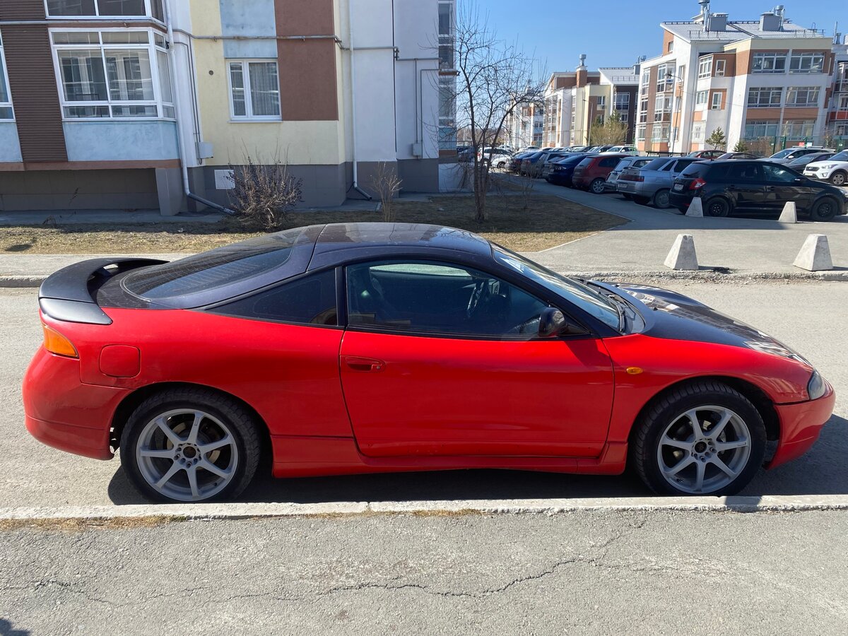 Купить б/у Mitsubishi Eclipse II 2.0 MT (145 л.с.) бензин механика в Екатеринбурге: красный ...