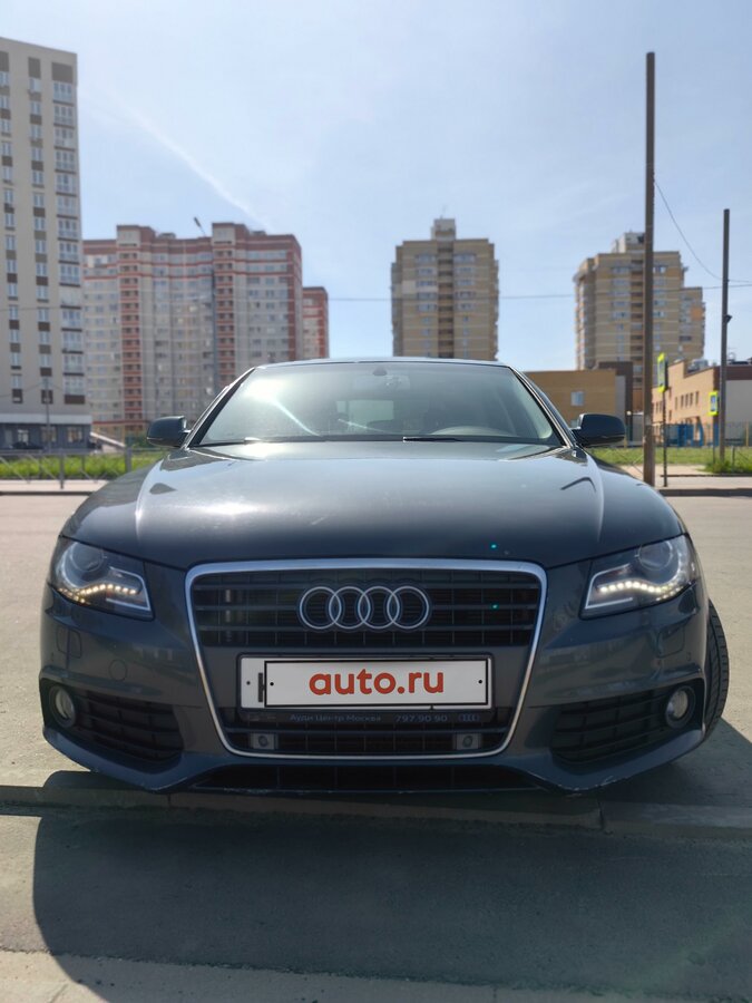 Купить б/у Audi A4 IV (B8) 2.0 CVT (180 л.с.) бензин вариатор в Брянске: серый Ауди А4 IV (B8 ...