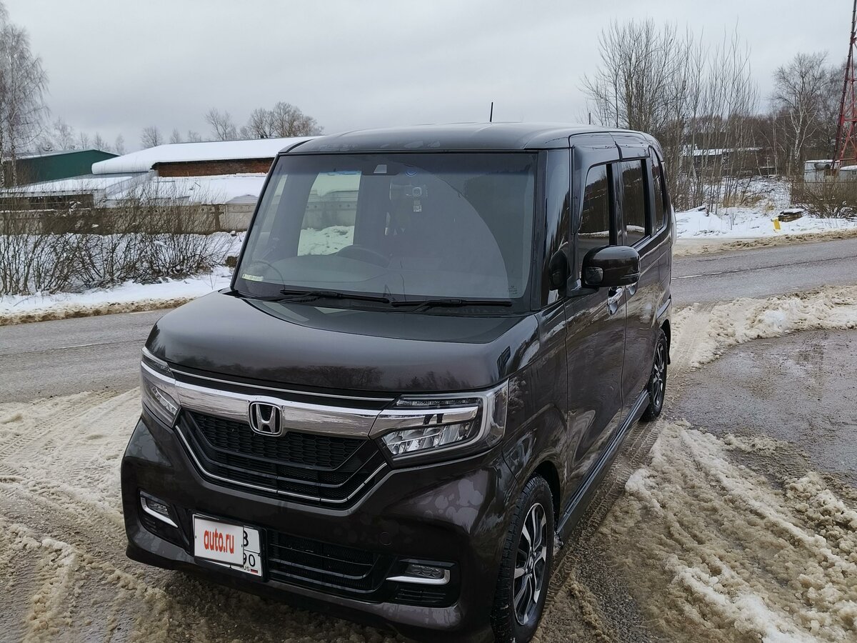 Купить б/у Honda N-BOX II 0.7 CVT (58 л.с.) бензин вариатор в Москве: коричневый Хонда н-бокс II ...