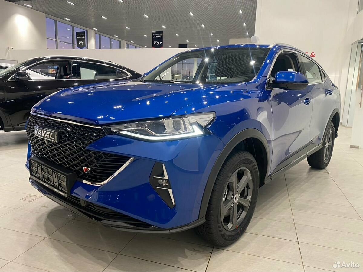 Купить новый Haval F7x I Рестайлинг 1.5 AMT (150 л.с.) бензин робот в Ижевске: синий Хавэйл Ф7х ...