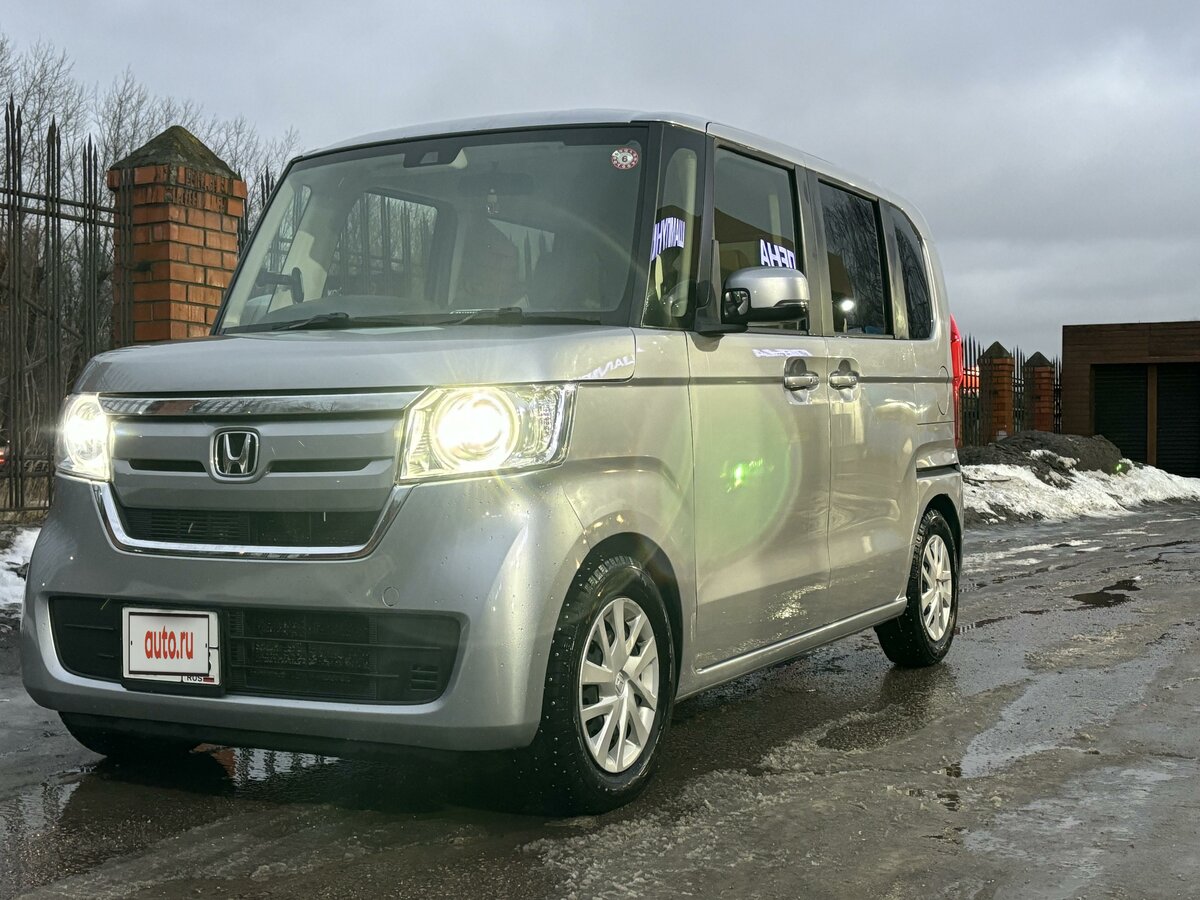 Купить б/у Honda N-BOX II 0.7 CVT (58 л.с.) бензин вариатор в Видном: серый Хонда н-бокс II ...