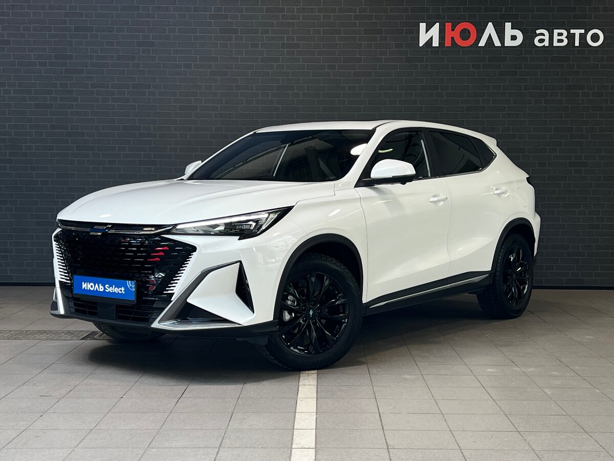 Купить б/у Oshan X5 Plus 2022-2025 1.5 AMT (188 л.с.) бензин робот в Челябинске: белый Ошан Икс ...