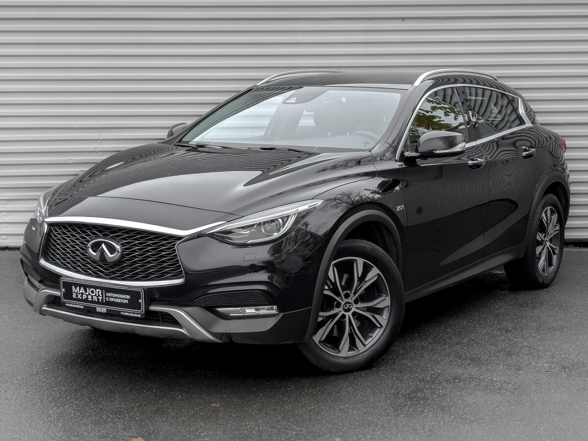 Купить б/у Infiniti QX30 2016-2019 2.0 AMT (211 л.с.) 4WD бензин робот в Москве: чёрный Инфинити ...