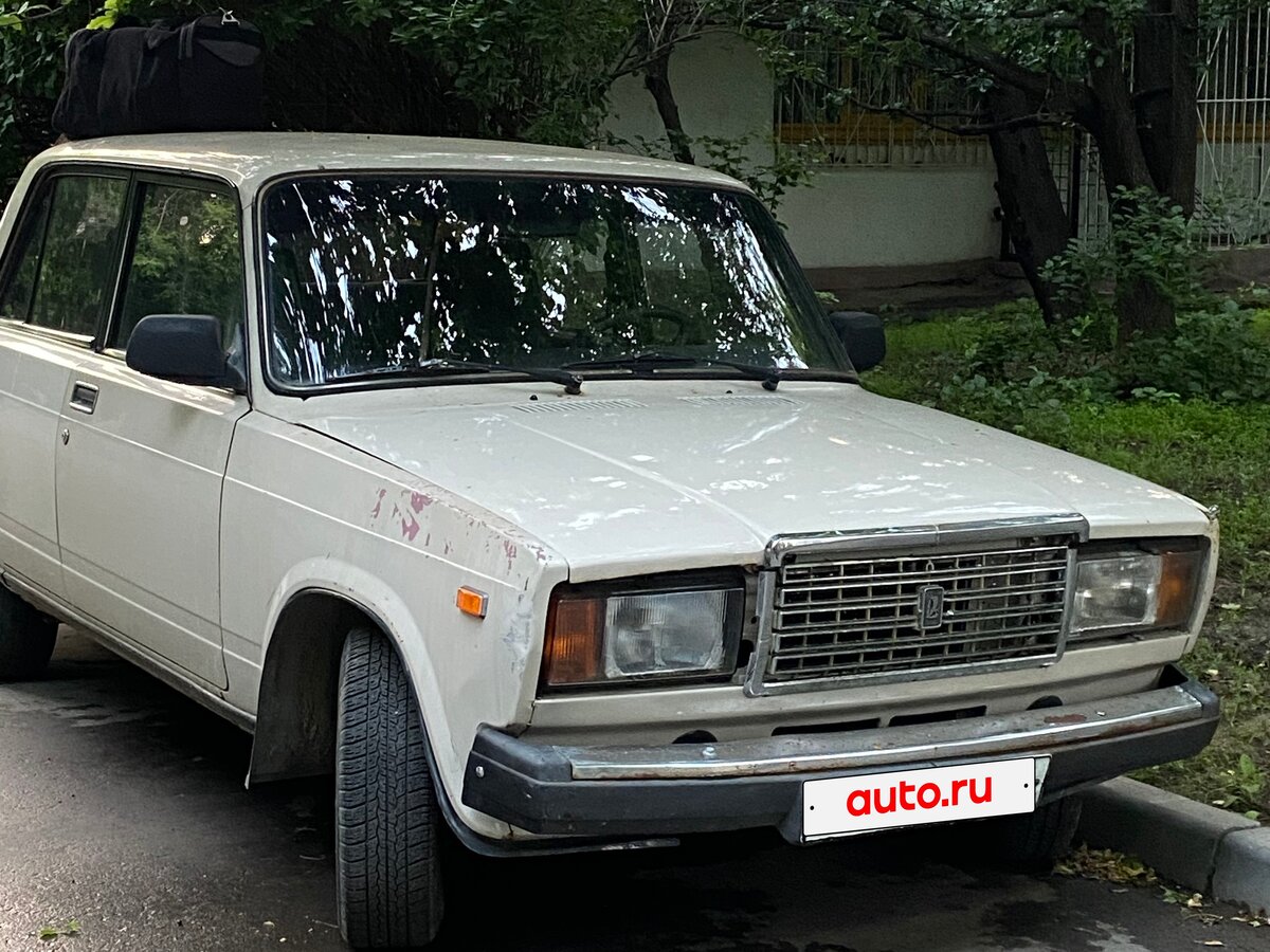 Купить б/у Lada (ВАЗ) 2107 1982-2012 1.5 MT (72 л.с.) бензин механика в Москве: бежевый Лада ...