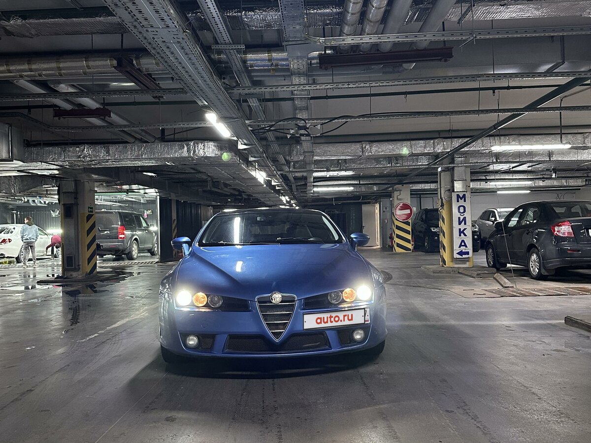 Купить б/у Alfa Romeo Brera 2006-2010 3.2 AT (260 л.с.) 4WD бензин автомат в Москве: синий Альфа ...