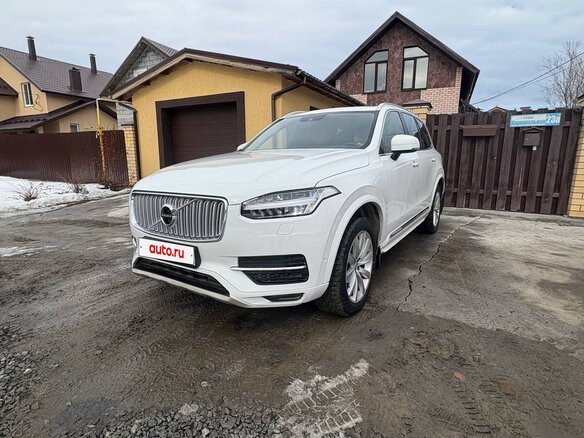 Купить б/у Volvo XC90 II 2.0 AT (249 л.с.) 4WD бензин автомат в Екатеринбурге: белый Вольво XC90 ...