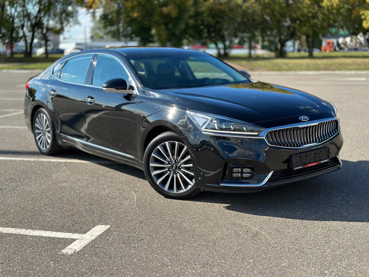 Купить б/у Kia K7 YG (II) 2.4 AT (190 л.с.) бензин автомат в Набережных Челнах: чёрный Киа K7 YG ...