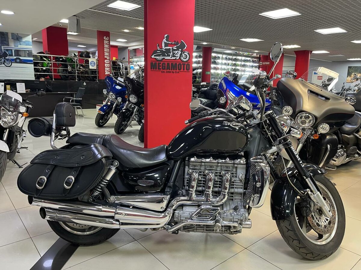 Купить б/у Triumph Rocket III инжектор в Москве: чёрный круизер 2005 ...