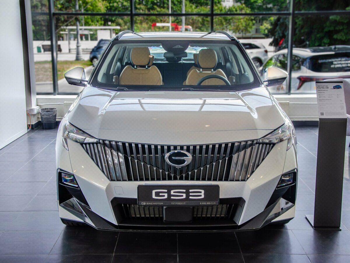 Купить новый GAC GS3 2024-н.в. 1.5 AMT (170 л.с.) бензин робот в Москве: серебристый ГАК ГС3 ...