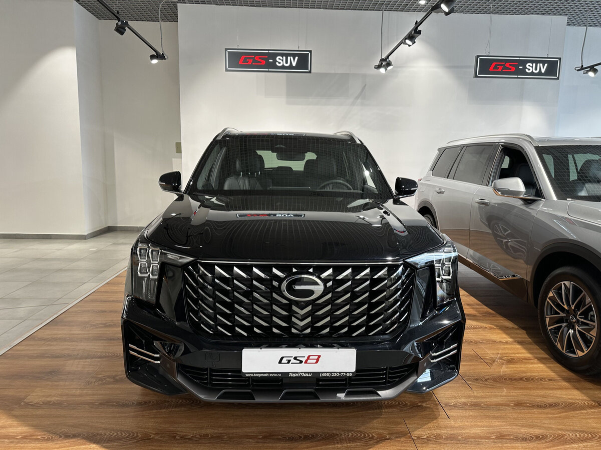 Купить новый GAC GS8 II 2.0 AT (231 л.с.) 4WD бензин автомат в Москве: чёрный ГАК ГС8 II ...