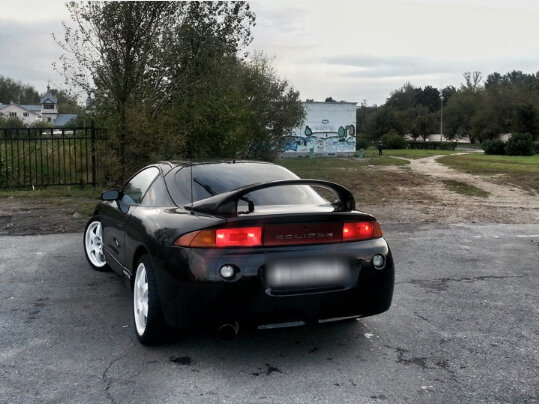 Купить б/у Mitsubishi Eclipse II 2.0 AT (213 л.с.) 4WD бензин автомат в Москве: чёрный Митсубиси ...