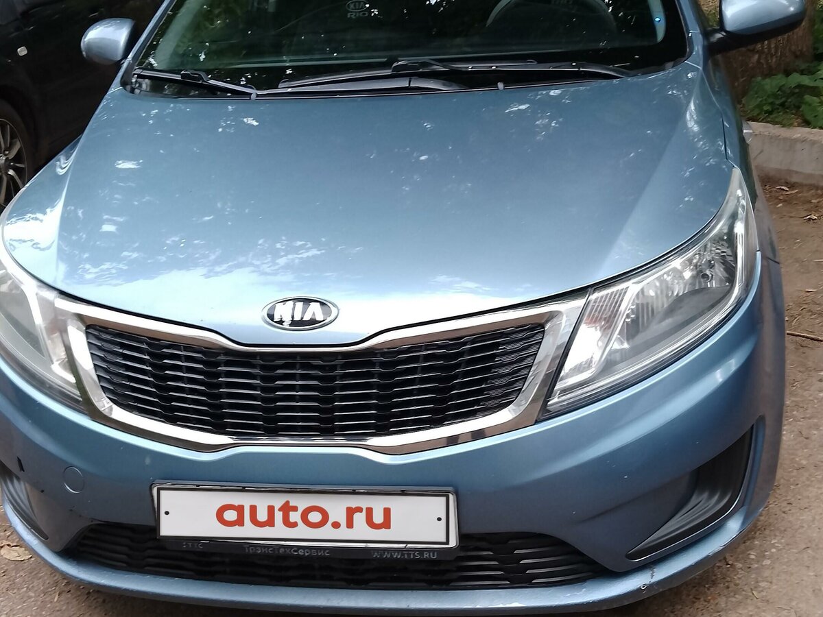 Купить б/у Kia Rio III 1.4 MT (107 л.с.) бензин механика в Уфе: голубой ...
