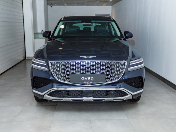 Купить новый Genesis GV80 I Рестайлинг 2.5 AT (249 л.с.) 4WD бензин автомат в Москве: синий ...