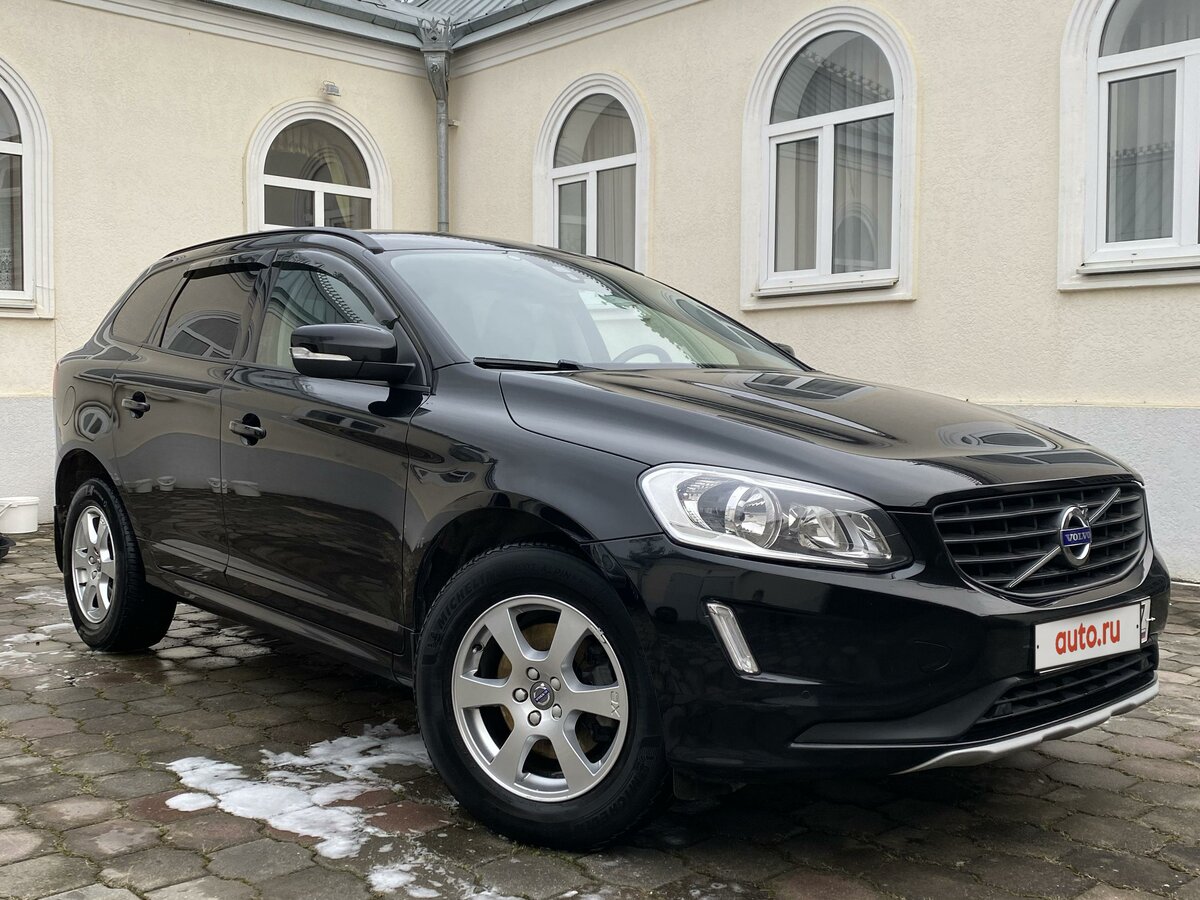 Купить б/у Volvo XC60 I Рестайлинг 2.0d MT (150 л.с.) дизель механика в Нальчике: чёрный Вольво ...