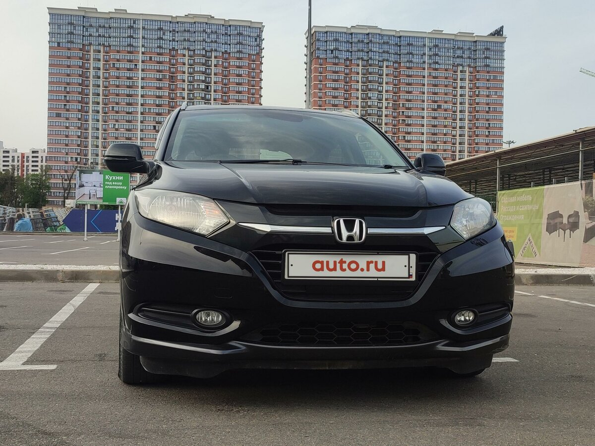 Купить б/у Honda Vezel I 1.5 CVT (131 л.с.) 4WD бензин вариатор в Краснодаре: чёрный Хонда Везел ...