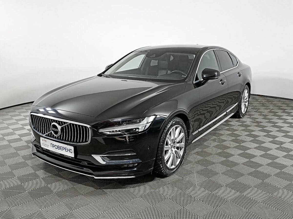 Купить б/у Volvo S90 II 2.0 AT (249 л.с.) бензин автомат в Набережных Челнах: чёрный Вольво S90 ...