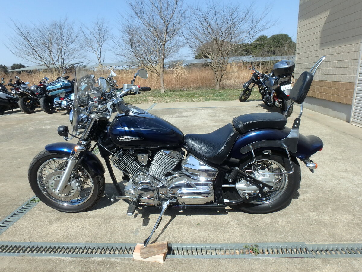 Купить б/у Yamaha XVS1100 в Санкт-Петербурге: синий чоппер 2010 года на ...