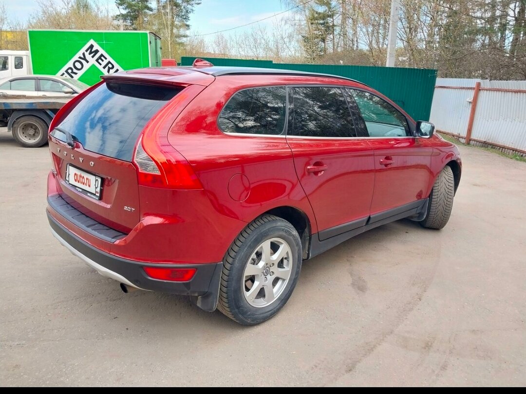 Купить б/у Volvo XC60 I 2.0 AMT (203 л.с.) бензин робот в Ногинске: красный Вольво XC60 I ...