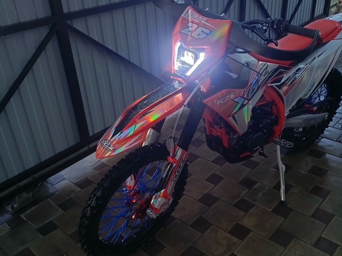 Купить б/у XGZ K26-NB300 карбюратор 6 передач в Краснодаре: оранжевый внедорожный эндуро 2024 ...