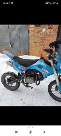 Купить б/у YCF 125 R-Start в Москве: голубой питбайк 2016 года по цене ...