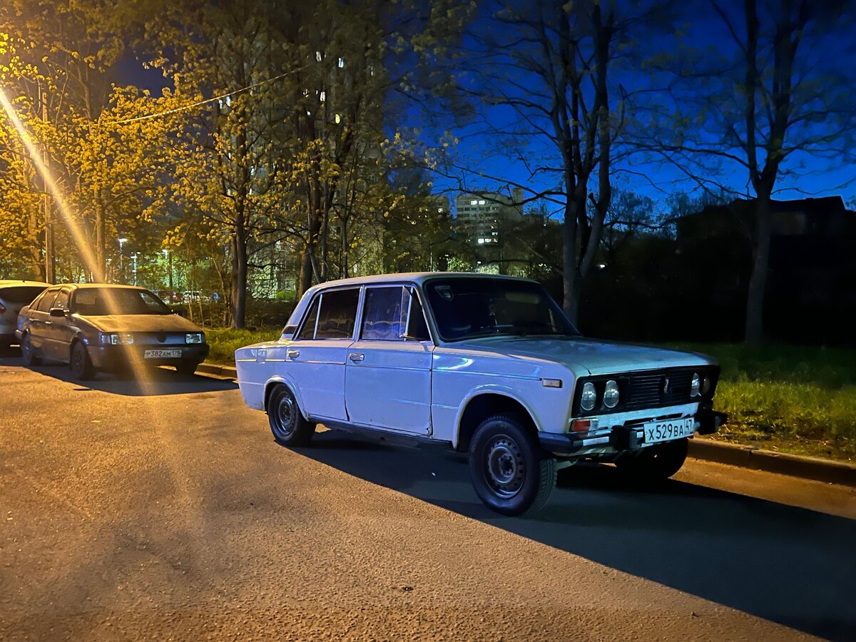 Купить б/у Lada (ВАЗ) 2106 1976-2006 1.5 MT (72 л.с.) бензин механика в Санкт-Петербурге: белый ...