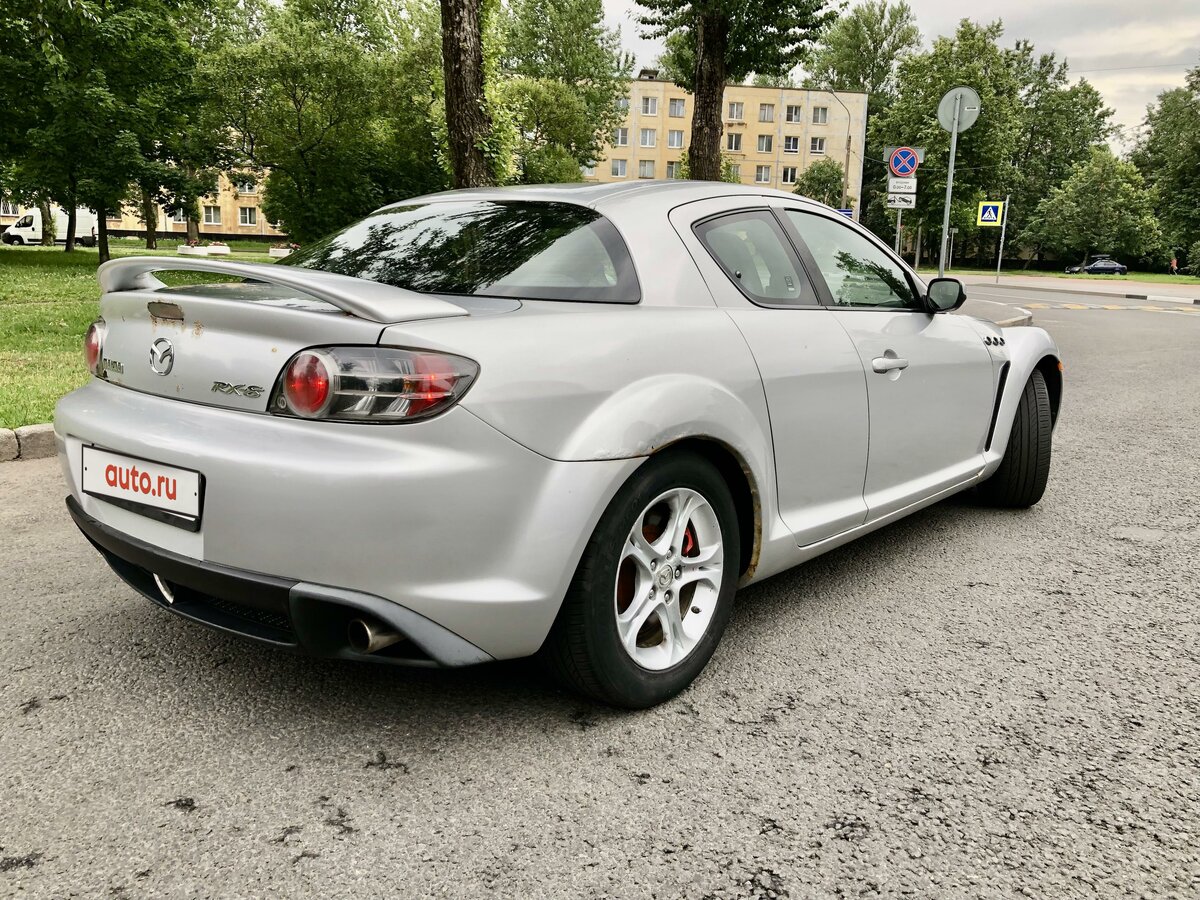 Купить б/у Mazda RX-8 I 1.3 AT (192 л.с.) бензин автомат в Санкт-Петербурге: серебристый Мазда ...