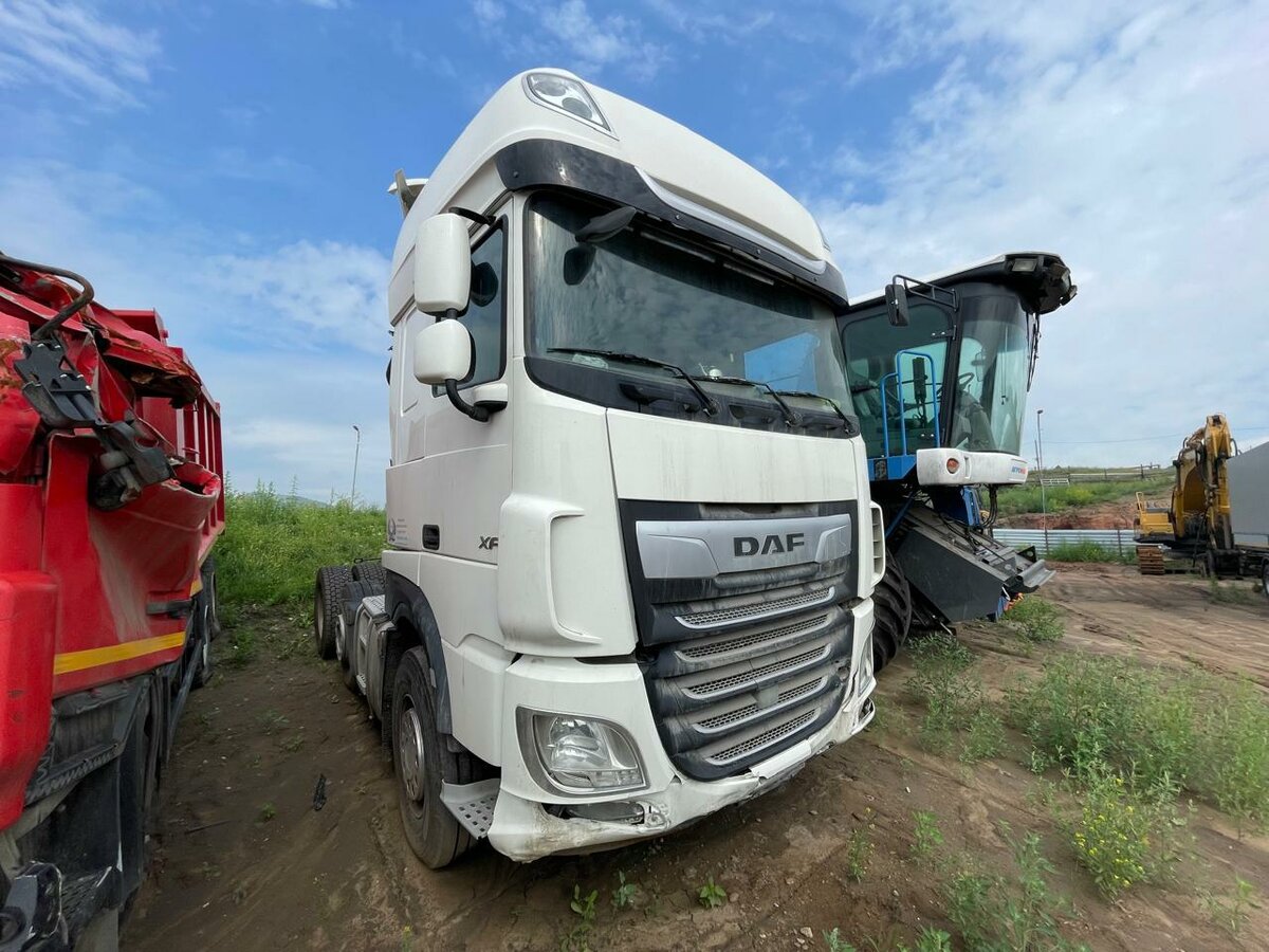Купить б/у DAF XF дизель автомат в Солонцах: белый 2021 года по цене 8 ...