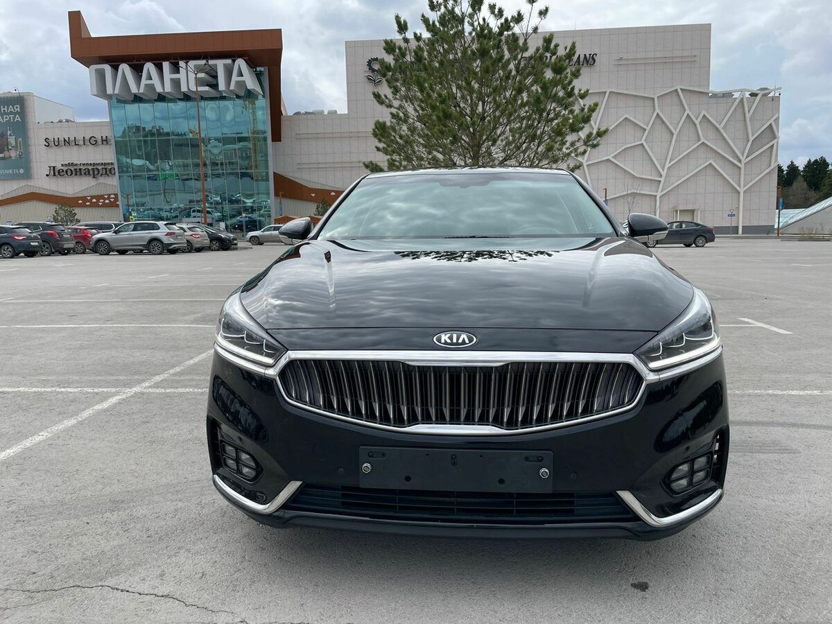 Купить б/у Kia K7 YG (II) 2.2d AT (202 л.с.) дизель автомат в Перми: чёрный Киа K7 YG (II) седан ...