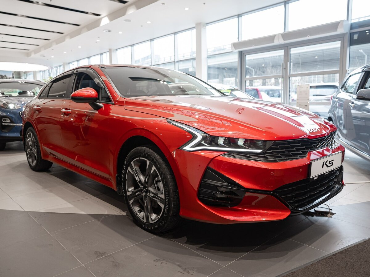 Купить новый Kia K5 III 2.0 AT (150 л.с.) бензин автомат в Москве: красный Киа к5 III седан 2022 ...
