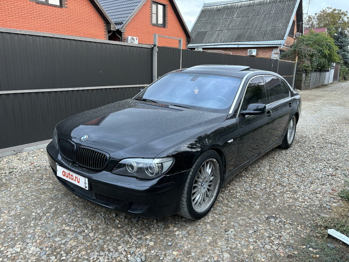 Купить б/у BMW 7 серии IV (E65/E66) Рестайлинг 750i 4.8 AT (367 л.с.) бензин автомат в ...