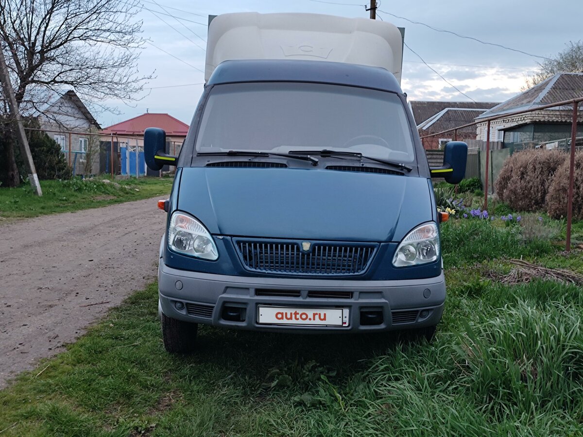 Купить б/у ГАЗ ГАЗель (3302) бензин-газ механика в Ставрополе: синий цельнометаллический фургон ...
