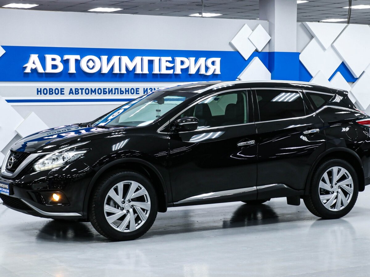 Купить б/у Nissan Murano III (Z52) 3.5 CVT (249 л.с.) 4WD бензин вариатор в Красноярске: чёрный ...