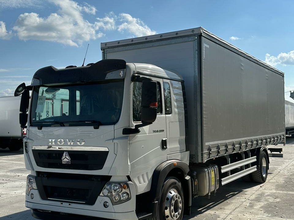 Купить новый Sinotruk Howo T5G дизель автомат в Санкт-Петербурге: белый бортовой грузовик 2024 ...