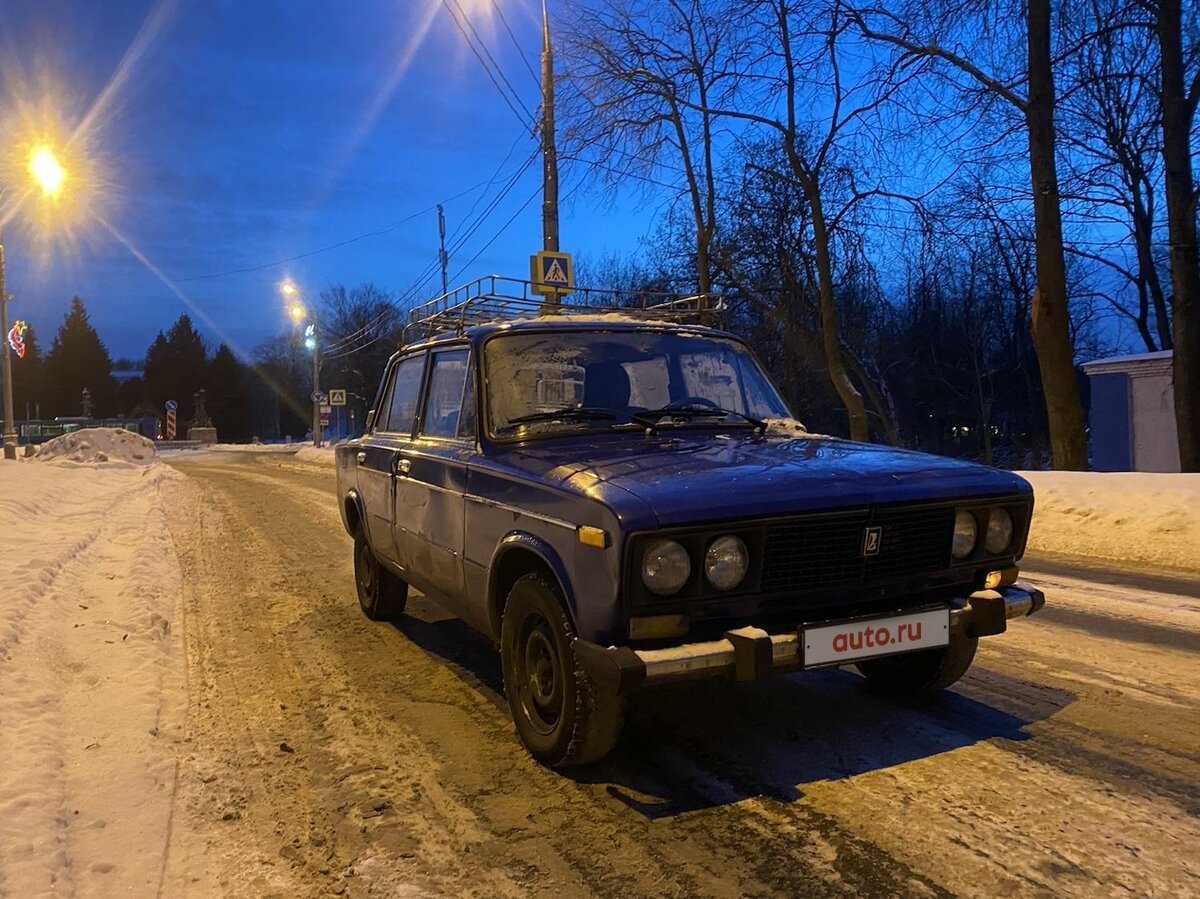 Купить б/у LADA (ВАЗ) 2106 1976-2006 4-speed 1.6 MT (75 л.с.) бензин механика в Москве: синий ...