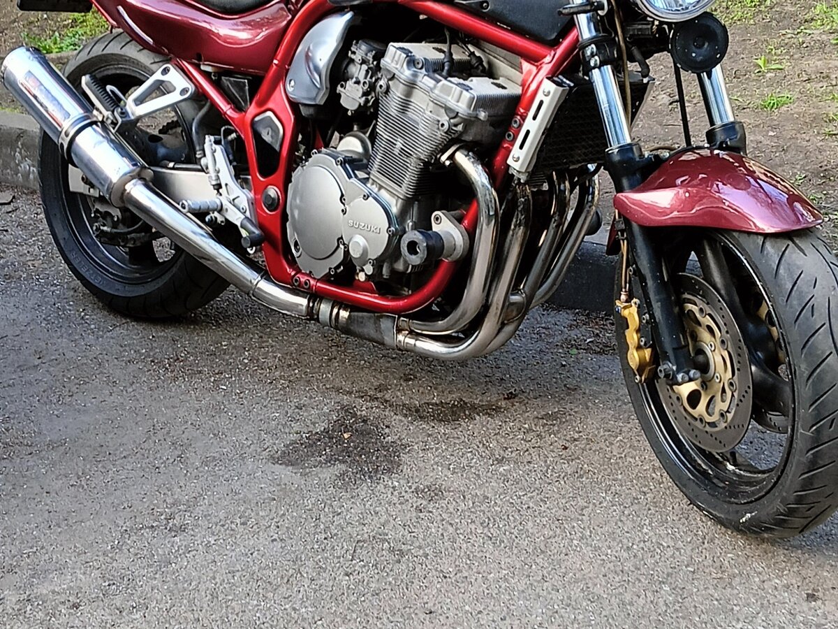 Купить б/у Suzuki Bandit GSF 750 карбюратор 6 передач в Санкт-Петербурге: красный дорожный 1995 ...