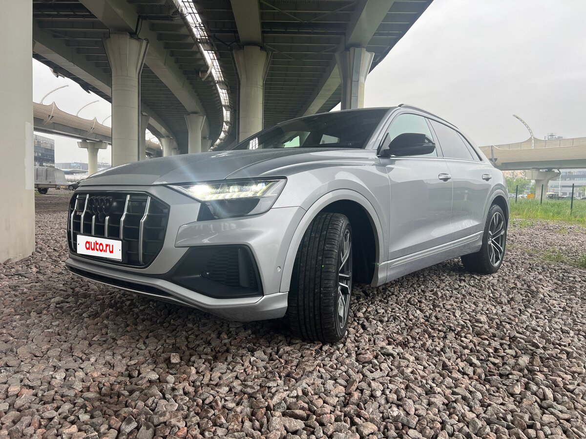 Купить б/у Audi SQ8 I (4M) 4.0d AT (435 л.с.) 4WD дизель автомат в Санкт-Петербурге: серый Ауди ...