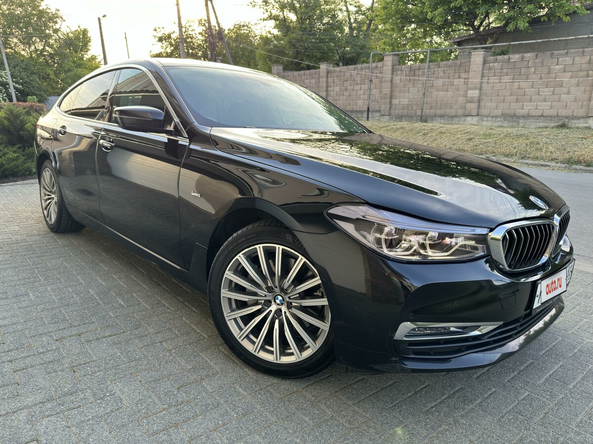 Купить б/у BMW 6 серии IV (G32) 630i 2.0 AT (249 л.с.) бензин автомат в Симферополе: чёрный БМВ ...
