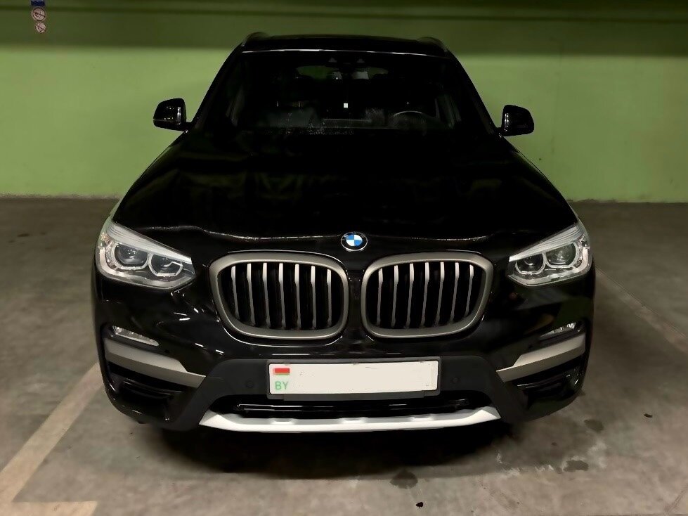Купить б/у BMW X3 III (G01) 30i sDrive 2.0 AT (248 л.с.) бензин автомат в Бресте: чёрный БМВ Х3 ...