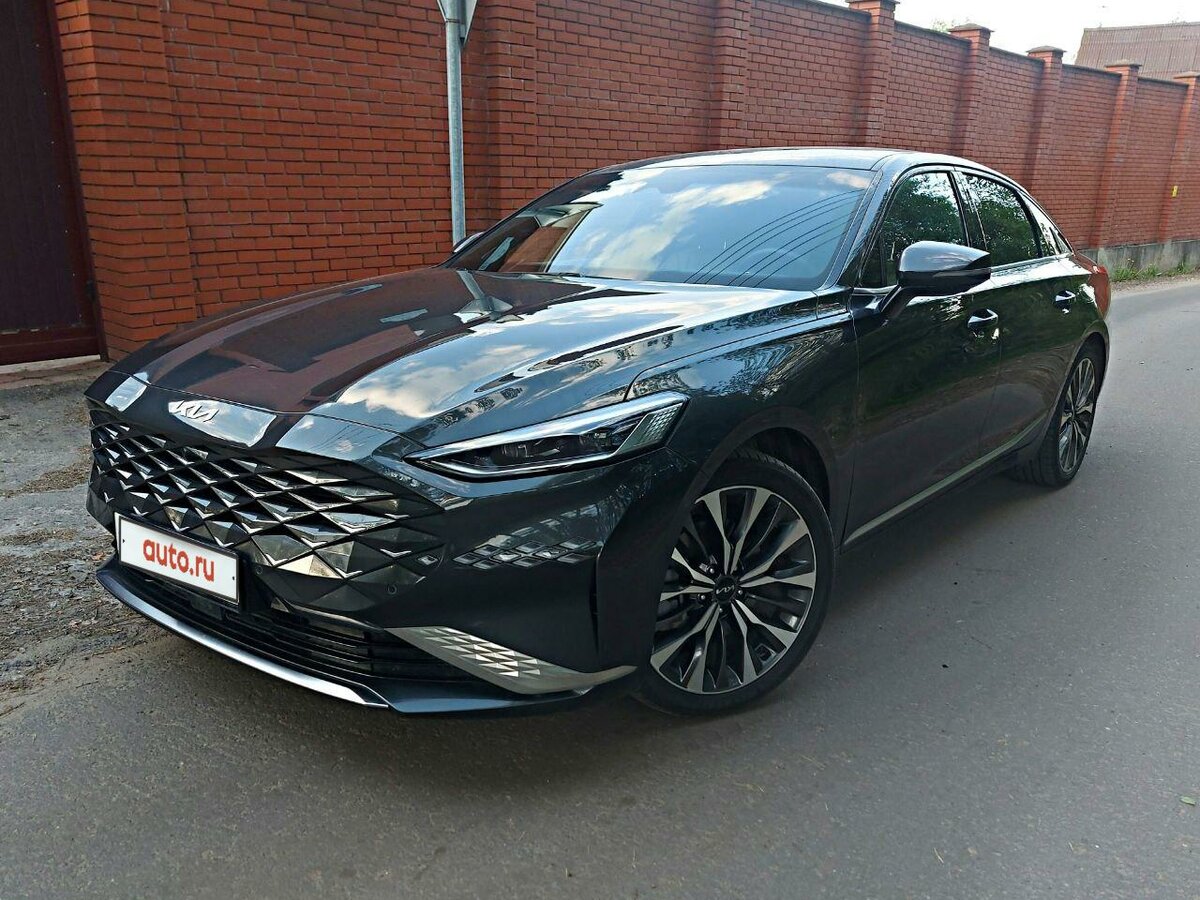 Купить б/у Kia K8 2021-2024 2.5 AT (198 л.с.) бензин автомат в Москве: серый Киа К8 2021 седан ...