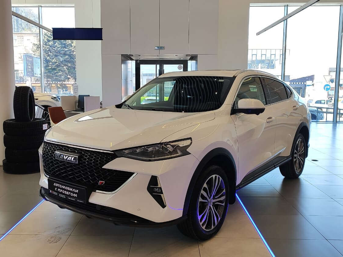 Купить б/у Haval F7x I Рестайлинг 2.0 AMT (190 л.с.) 4WD бензин робот в Ростове-на-Дону: белый ...