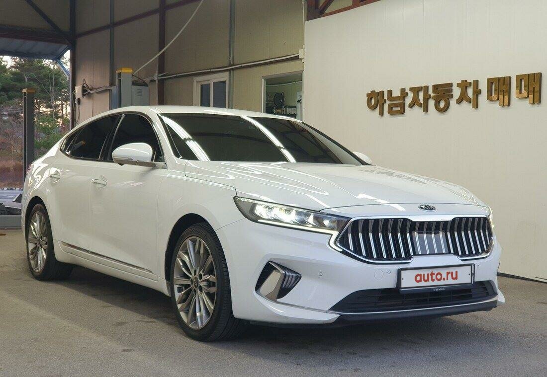 Купить б/у Kia K7 YG (II) 2.2d AT (202 л.с.) дизель автомат во Владивостоке: белый Киа K7 YG (II ...