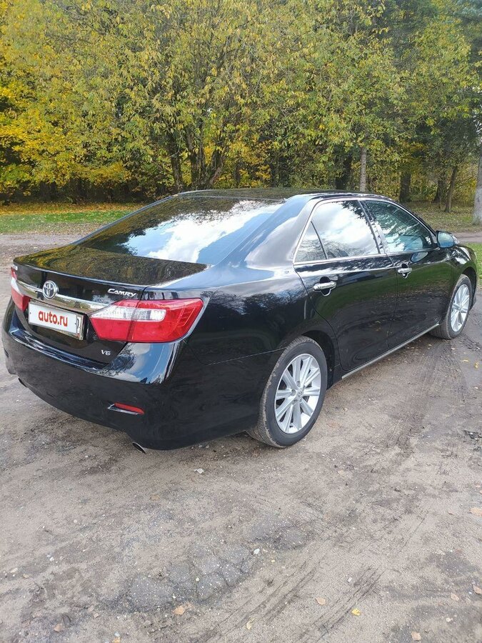 Купить б/у Toyota Camry VII (XV50) 3.5 AT (249 л.с.) бензин автомат в Наро-Фоминске: чёрный ...