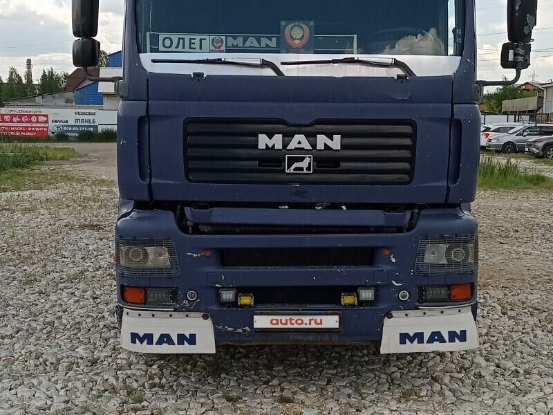 Купить б/у MAN TGA дизель автомат в Екатеринбурге: синий изотермический ...
