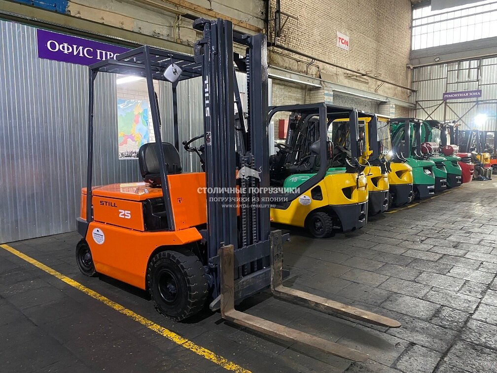 Купить б/у Still RX 60 в Москве: красный вилочный электропогрузчик 2006 ...