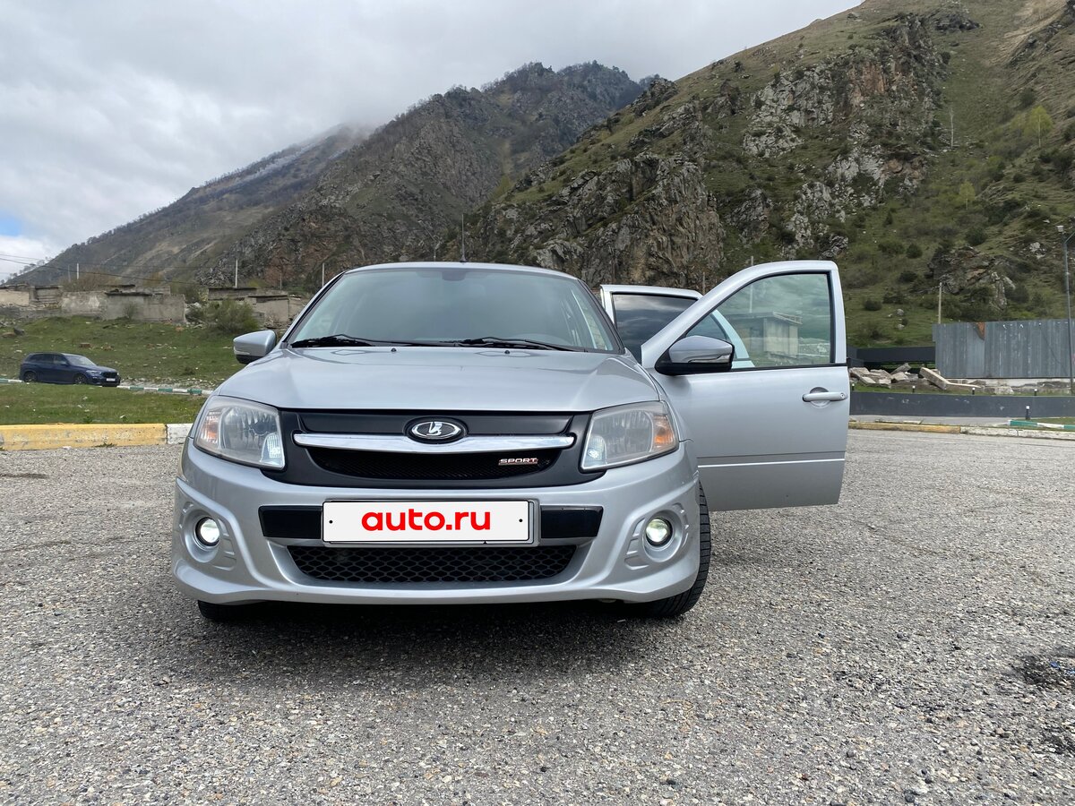 Купить б/у Lada (ВАЗ) Granta I Sport 1.6 MT (118 л.с.) бензин механика в Нальчике: серебристый ...