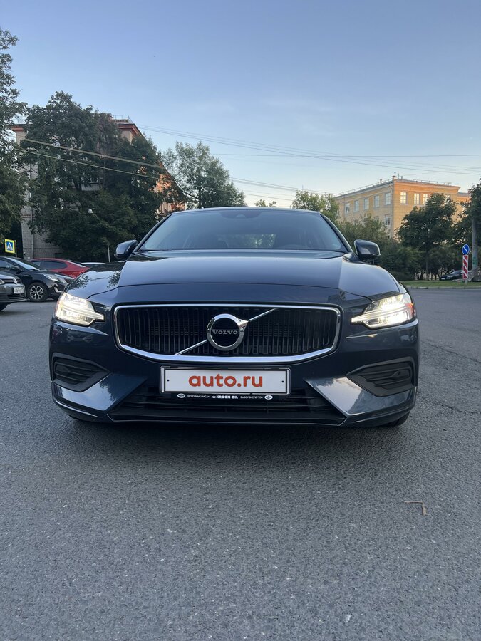 Купить б/у Volvo S60 III 2.0 AT (250 л.с.) бензин автомат в Санкт-Петербурге: синий Вольво S60 ...