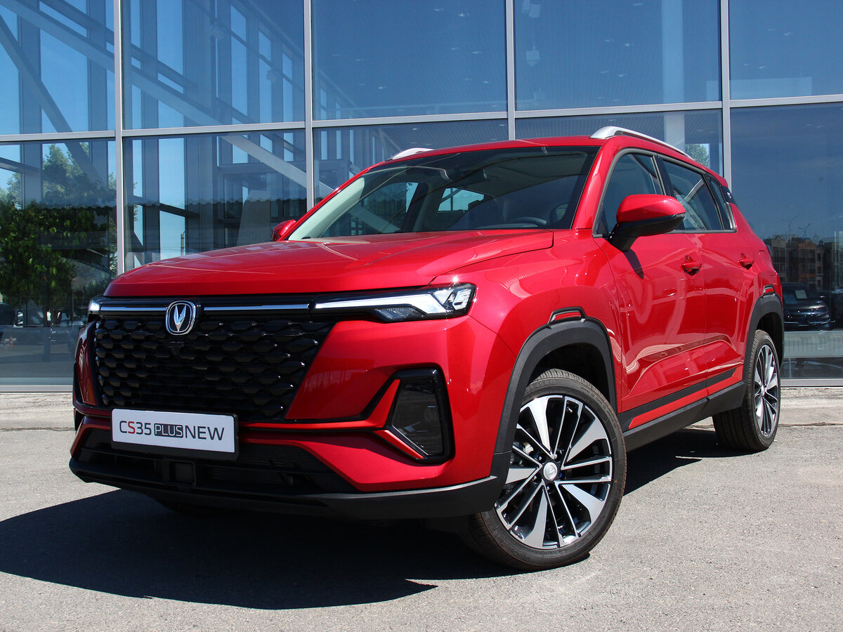 Купить новый Changan CS35PLUS I Рестайлинг 1.4 AMT (150 л.с.) бензин робот в Ульяновске: красный ...