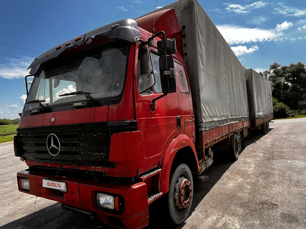 Купить б/у Mercedes-Benz 2435 дизель механика в Воронеже: красный ...
