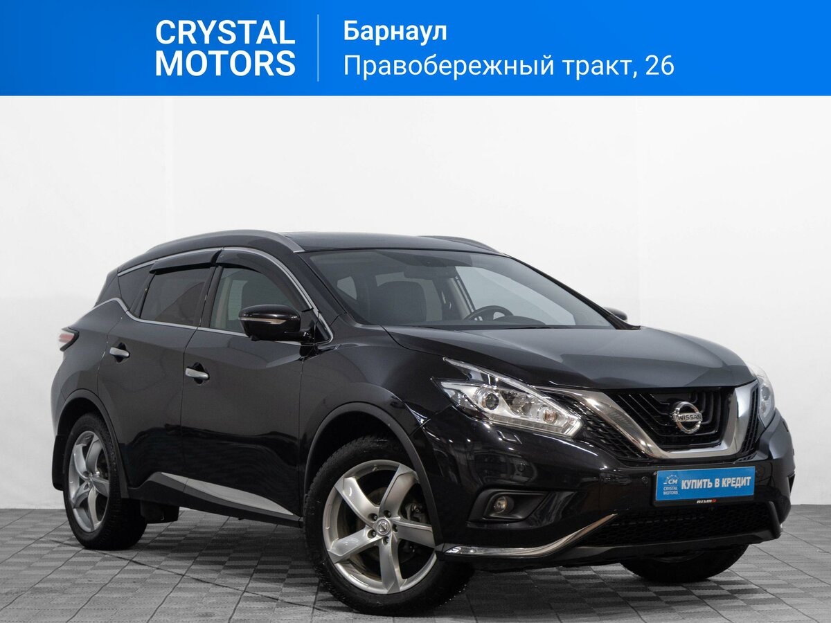 Купить б/у Nissan Murano III (Z52) 3.5 CVT (249 л.с.) 4WD бензин вариатор в Барнауле: чёрный ...